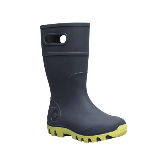 Bogs | Shoes | New Bogs Girls Essential Tall Rain Boots In Navyyellow ...